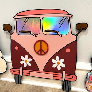 2 Ft Hippie Party Cutouts, Groovy Birthday, Hippie Birthday, Hippie ...