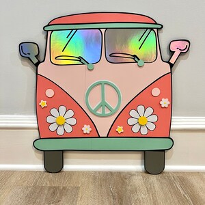 2 Ft Hippie Party Cutouts, Groovy Birthday, Hippie Birthday, Two Groovy ...