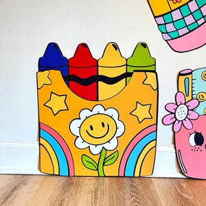 Groovy Classroom Decor, Back to School Bulletin Board Cutouts - Etsy