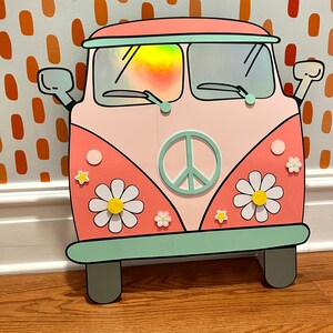 2 Ft Hippie Party Cutouts, Groovy Birthday, Hippie Birthday, Two Groovy ...