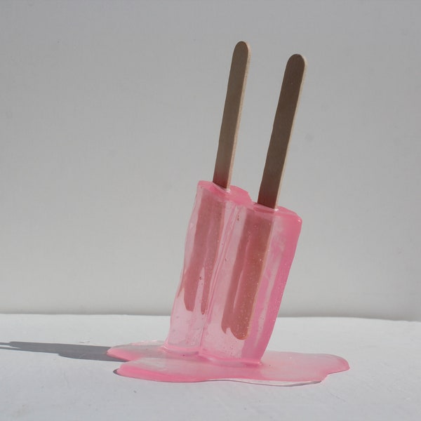 Pink Resin Popsicle - Etsy