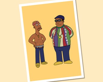 Tupac and Biggie | Etsy
