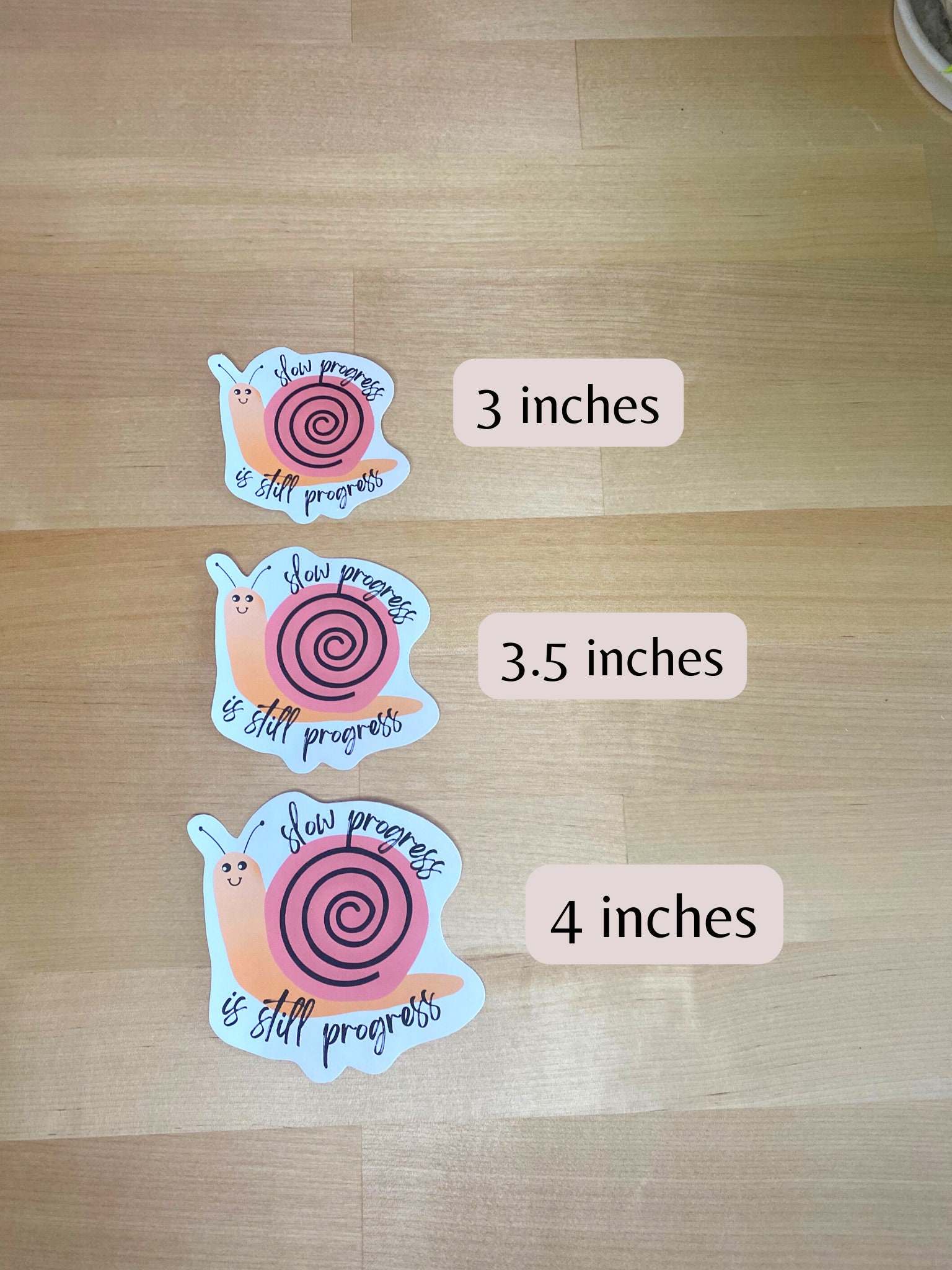 Motivational Snail Sticker Slow Progress is Still Progress - Etsy