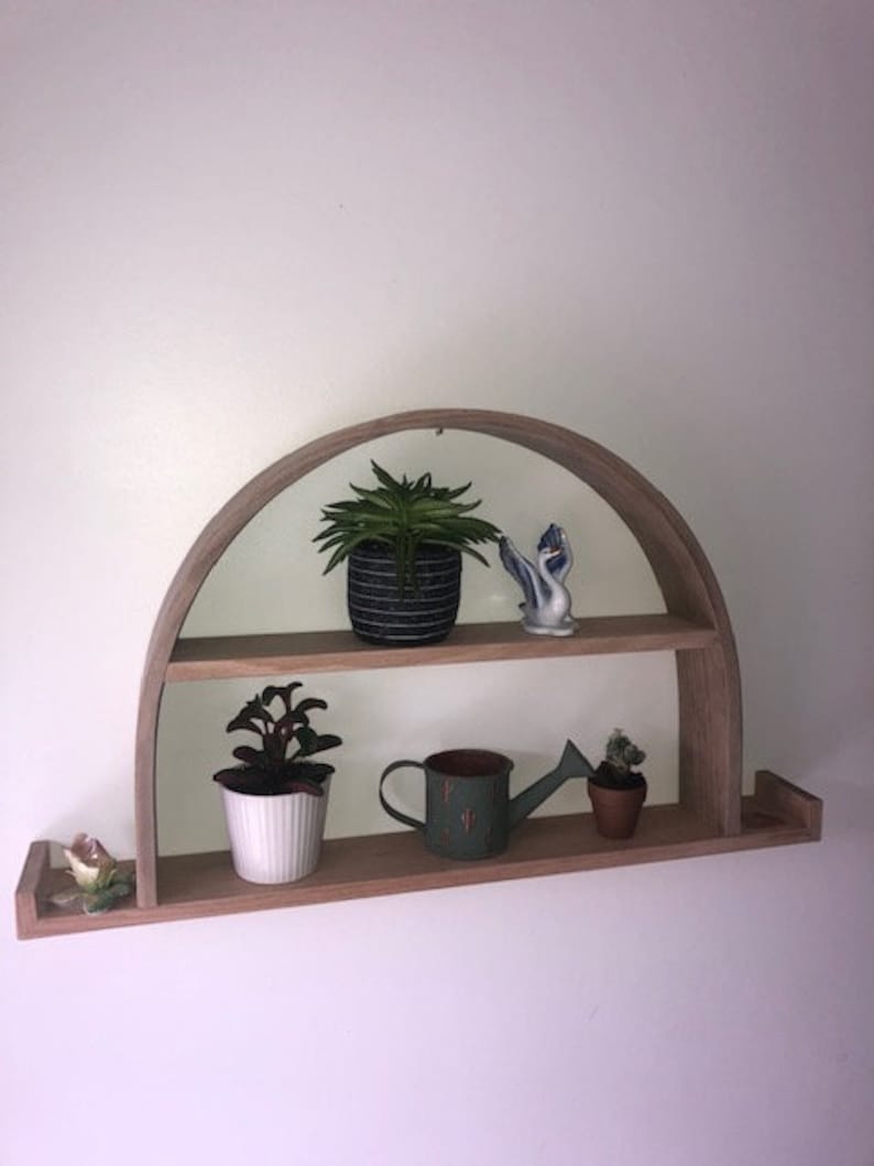 New. Smalleromega Half Circle Shelf. Floating Wall Shelf. - Etsy