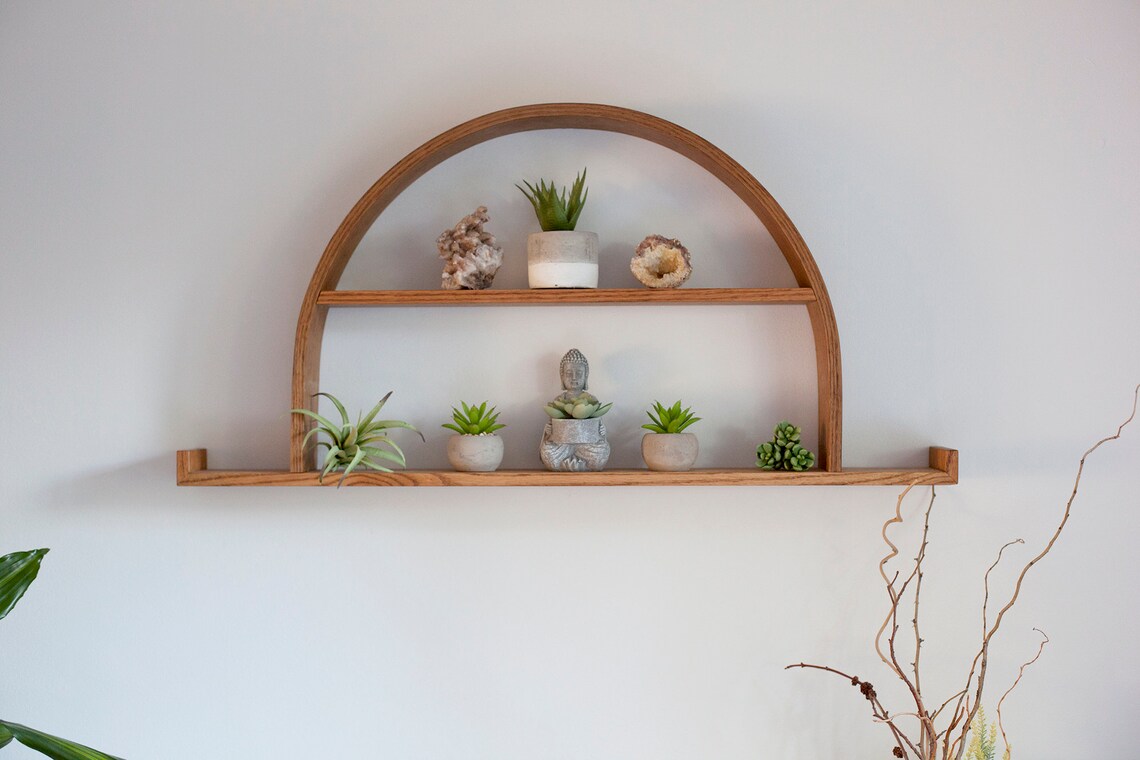 Omega Half Circle Shelf. Floating Wall Shelf. Modern Design - Etsy