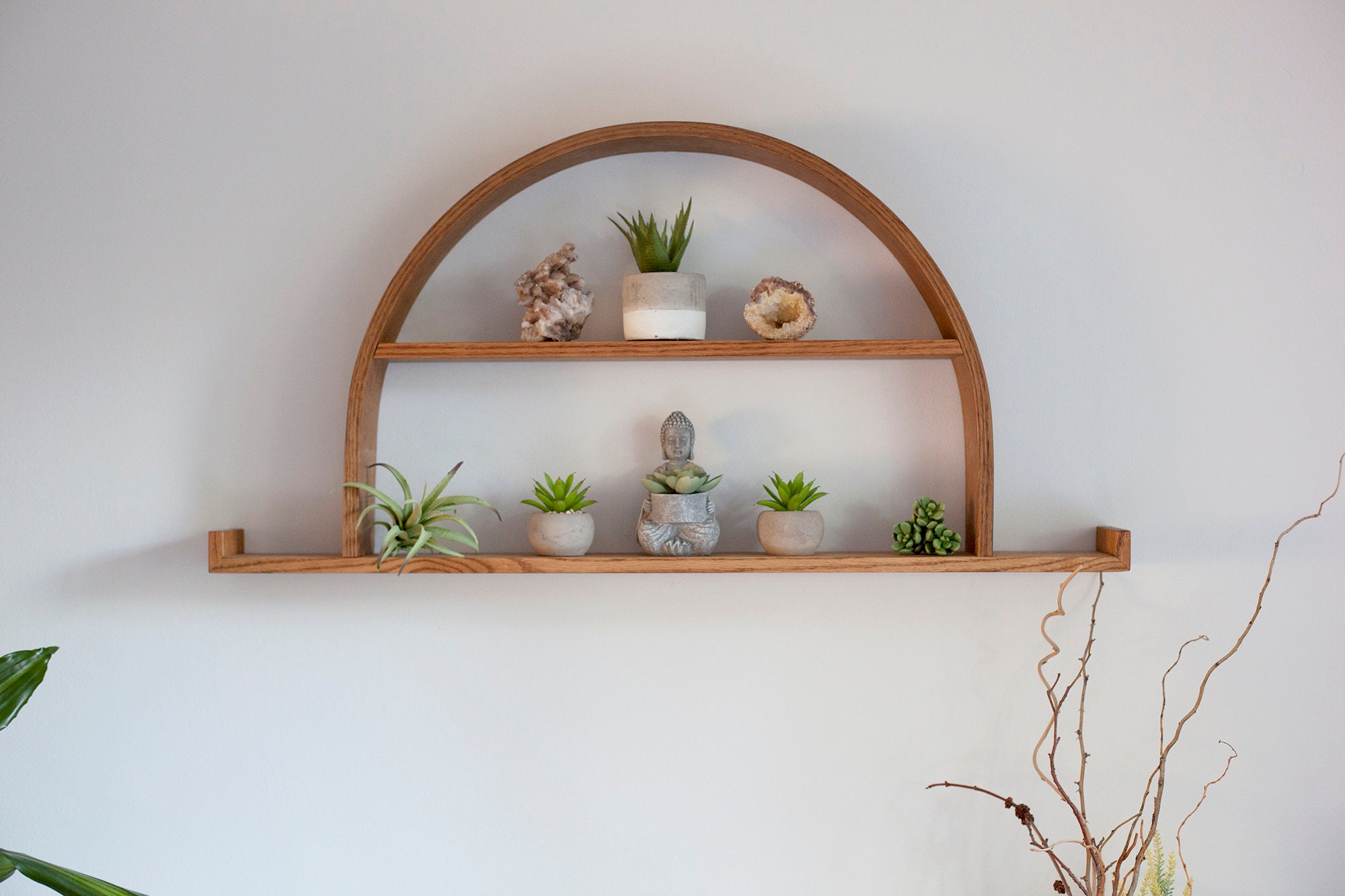 Omega Half Circle Shelf. Floating Wall Shelf. Modern Design Shelf ...