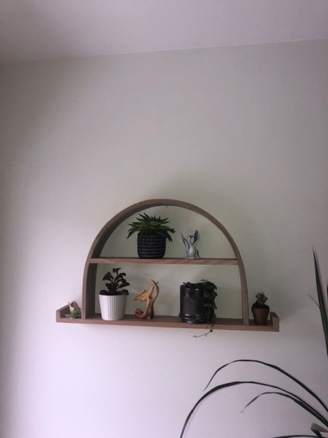 New. Smalleromega Half Circle Shelf. Floating Wall Shelf. - Etsy