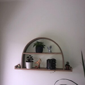 New. Smaller,omega Half Circle Shelf. Floating Wall Shelf. Modern ...