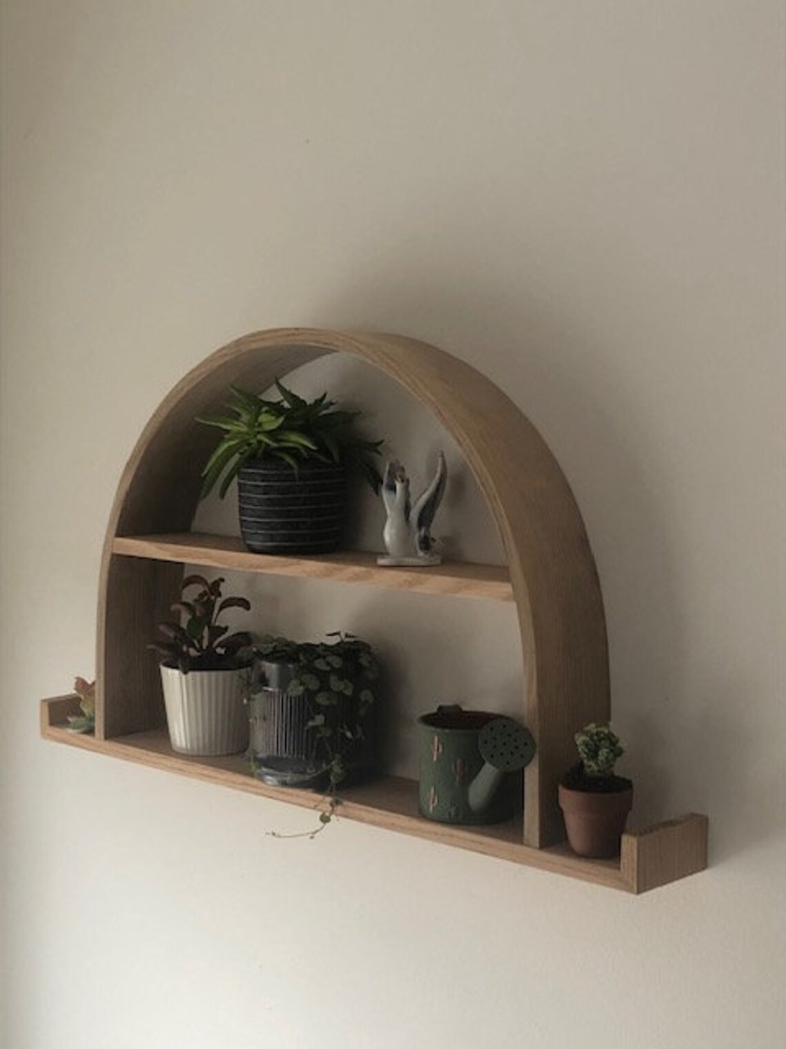 New. Smalleromega Half Circle Shelf. Floating Wall Shelf. - Etsy