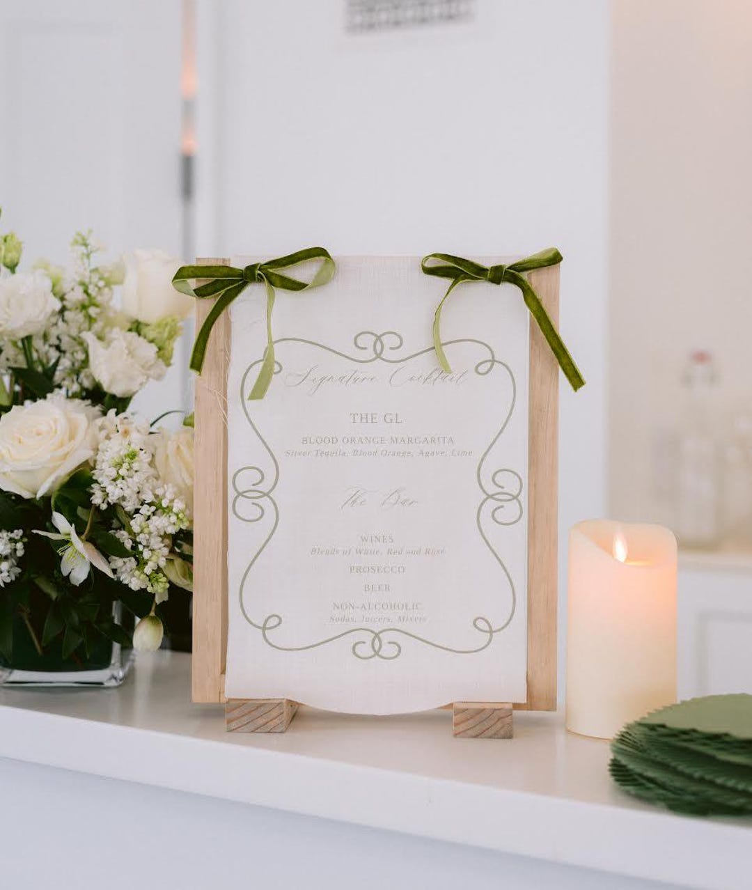 Mini Wooden Frame With Legs – 8x10 Natural Wood Stain, Freestanding for ...