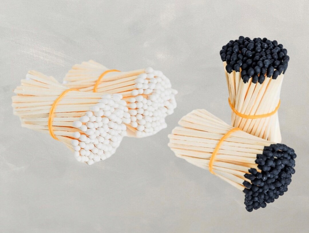 100pcs Matchstick Refill 4 White With White Tip White - Etsy Australia