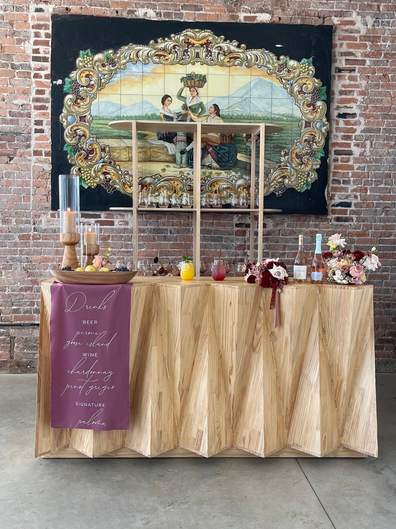 Co-ordinating Fabric Wedding Signage Chic Matching Aesthetic - Etsy