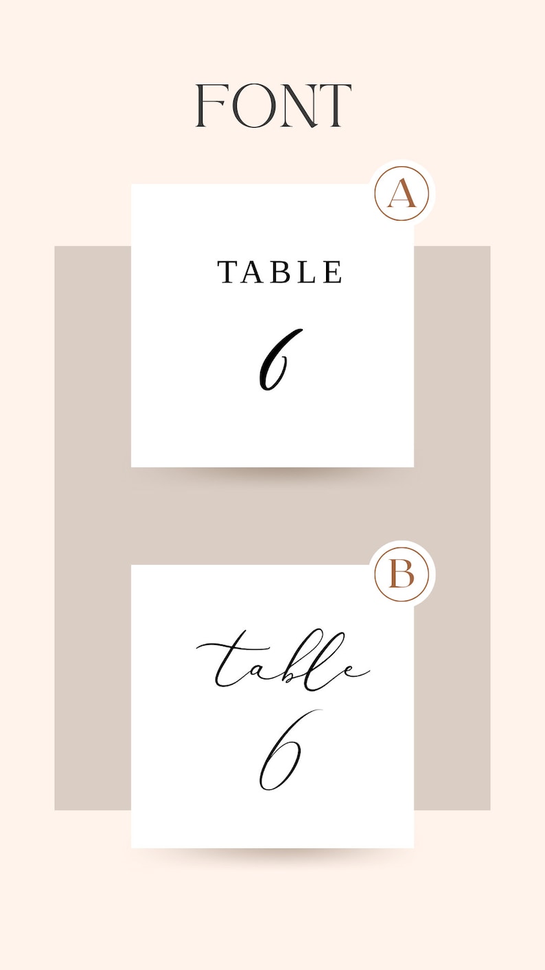 Handmade Paper Wedding Table Number With Gold Holder - Etsy