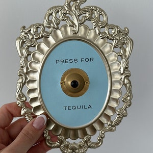 Press for Champagne Button, Door Bell Ring, Flat Lay Prop, Champagne ...