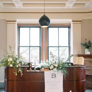 Fabric Bar Banner, Linen Wedding Bar Sign, Signature Cocktail Banner ...