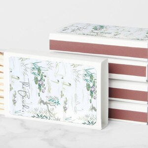 Chic Wedding Matchbox Favor Personalized Matchboxes - Etsy