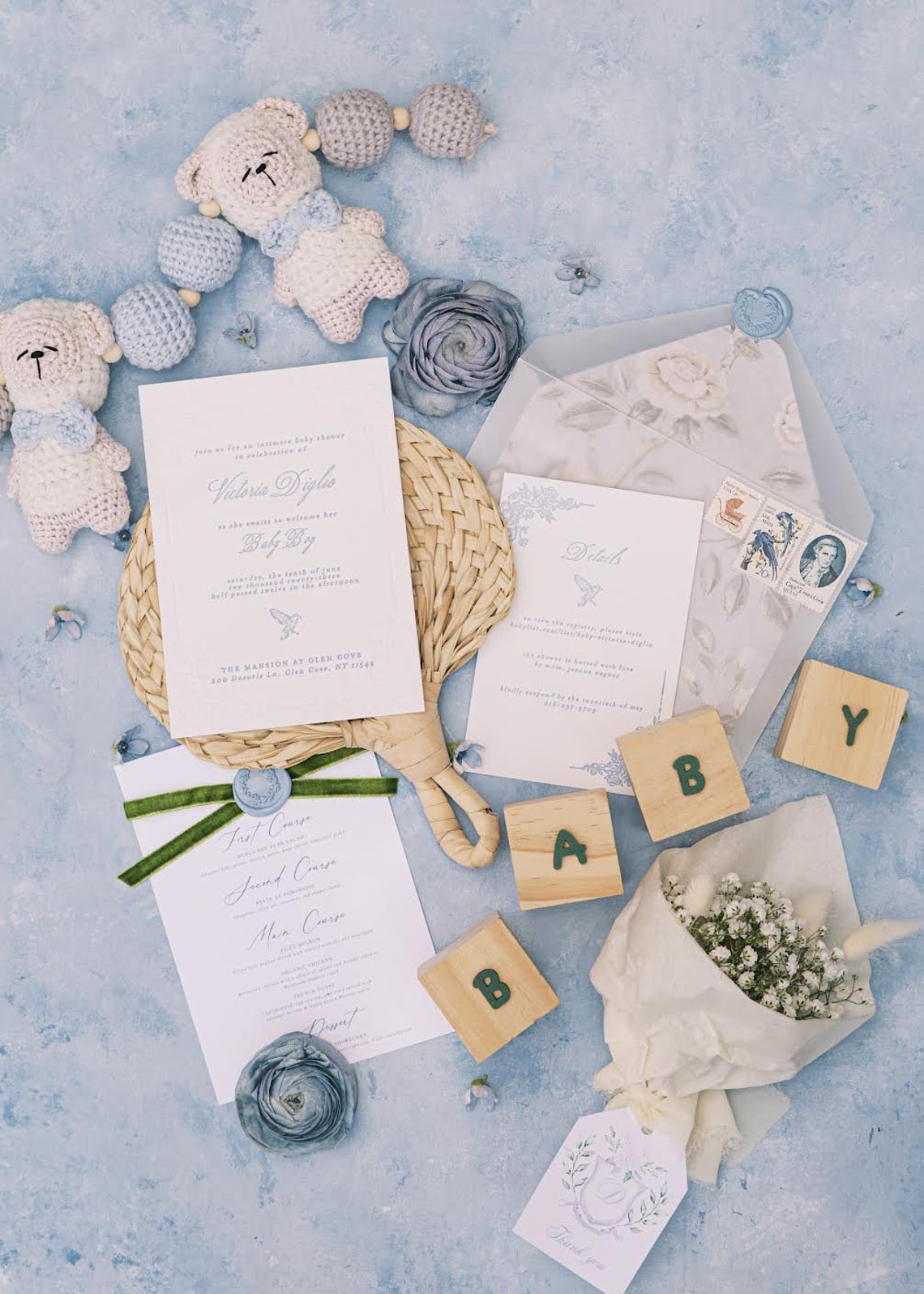 Baby Shower Invitation, Baby Announcement, Letterpress Invitations - Etsy