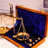 Small Vintage Balance Brass Scales,small Brass Scales, Carved Scales ...