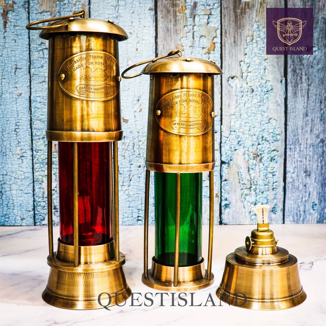 Brass Ship Lamp Lantern Table Lamp Hanging Lamp Beautiful Nautical ...