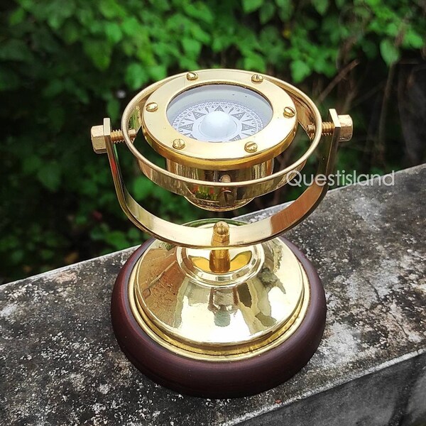 Brass Ship Compass - Etsy