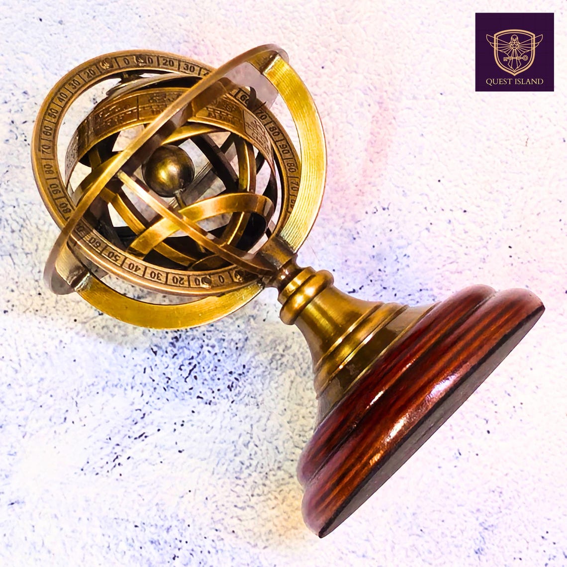 Brass Armillary Sphere Astrology Globe – Decorative Zodiac Astronomical ...