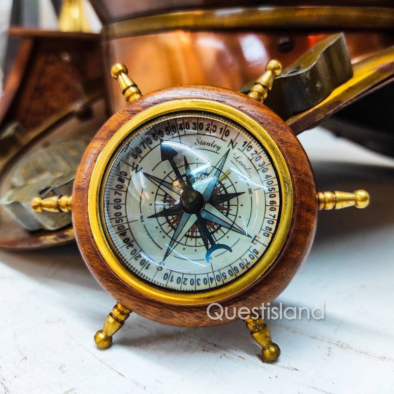 Wooden Compass - Etsy