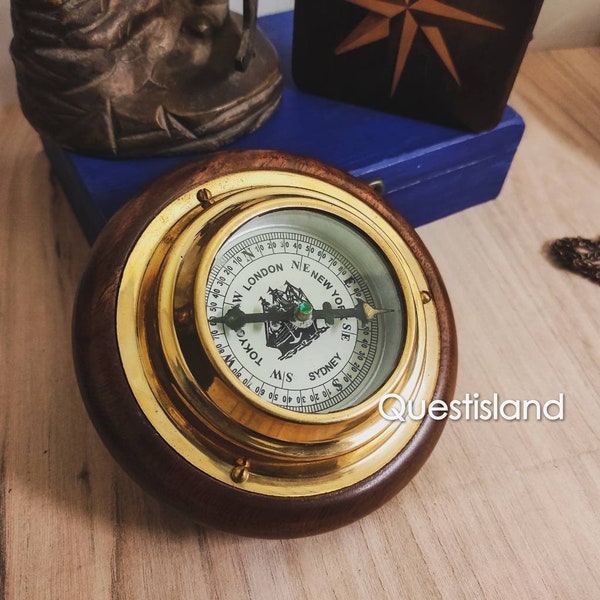 Wooden Compass - Etsy