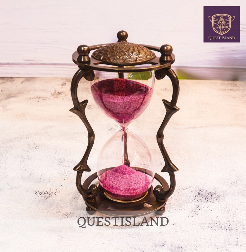 Sand Timer Hourglass Solid Brass Made for Home & Office - Etsy