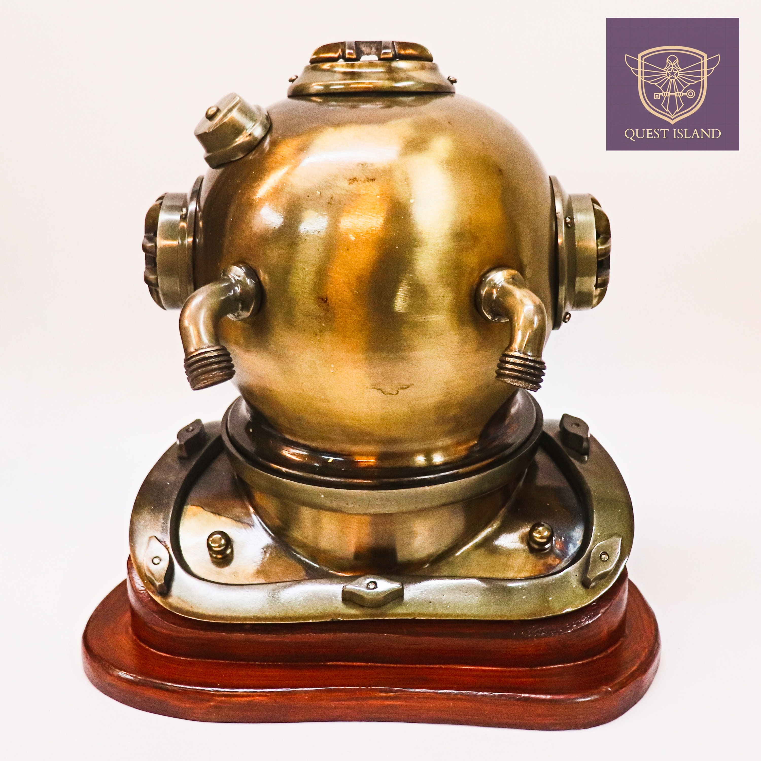 US Navy Mark V Diving Helmet Replica: Nautical Home Decor (12") - Etsy