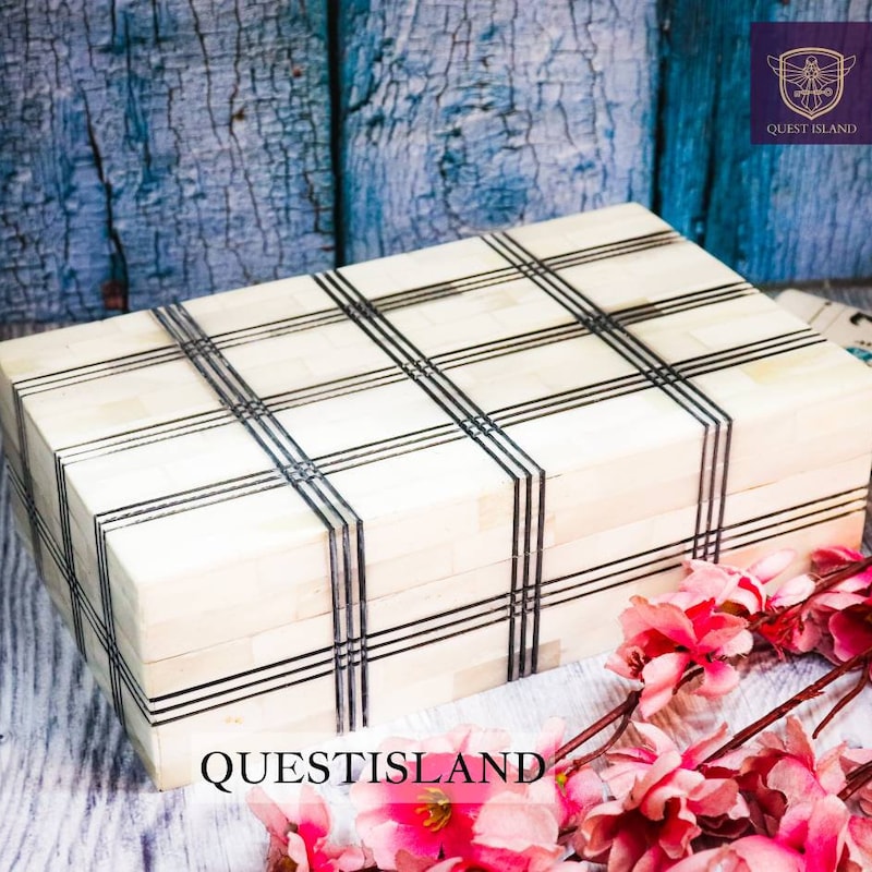 Bone Inlay Box - Etsy