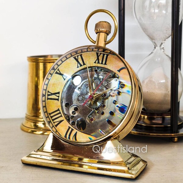 Pocket Watch Table Clock - Etsy