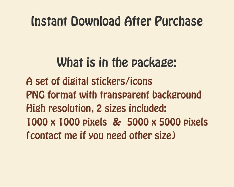 Unicorn Clipart Digital Download, Cute Stickers for Digital Planner ...