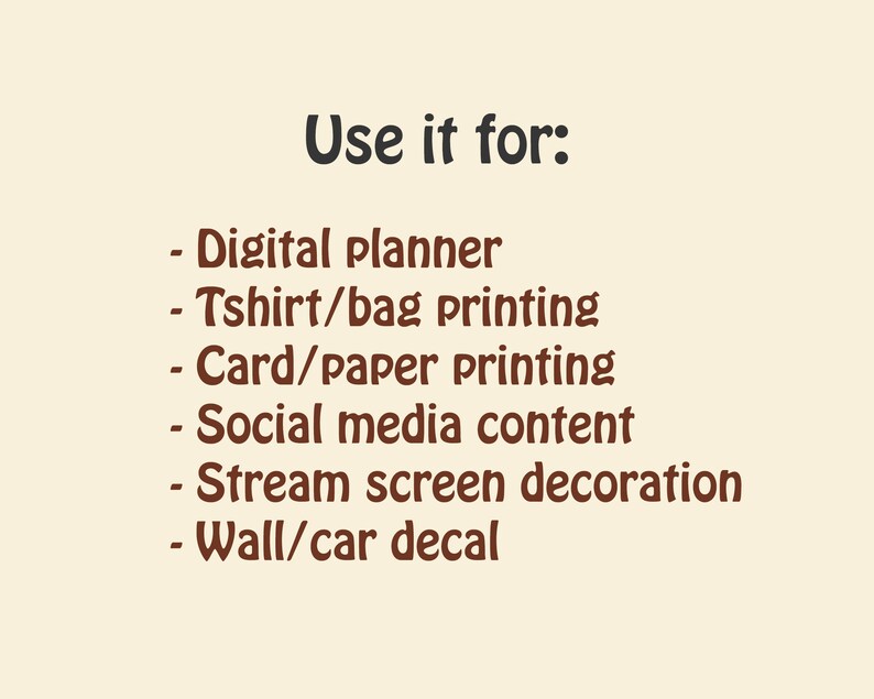 Japanese Style Digital Stickers in PNG Format, Cute Printable Graphics ...