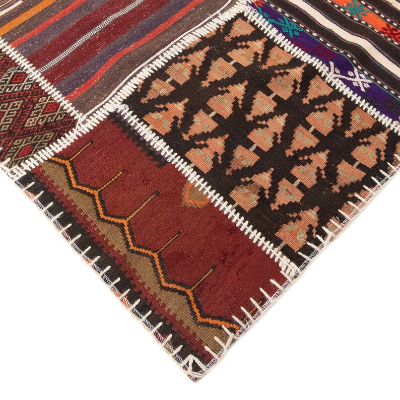 Handmade Patchwork Carpet, Made in Turkey, Authentic Village Handmade Rug - Etsy