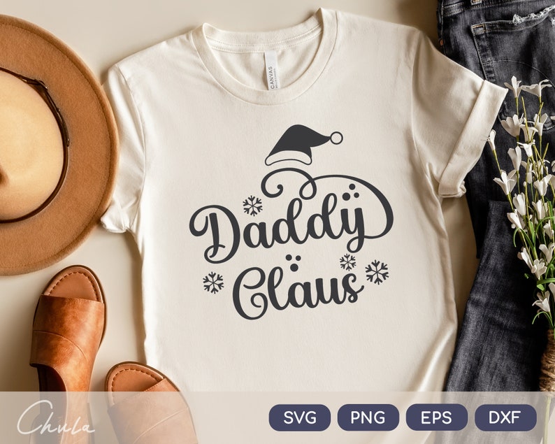 Daddy Claus Svg Dad Christmas Svg Santa Svg Digital - Etsy