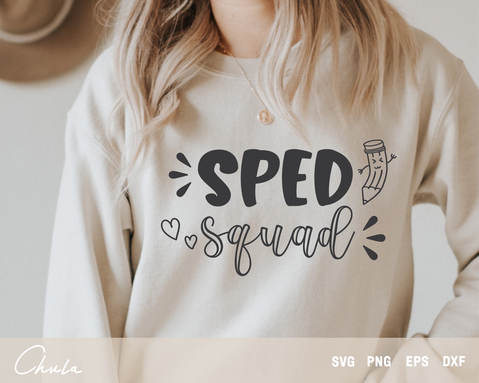 SPED Squad Svg, SPED Teacher Svg, Special Education Teacher Svg, Autism ...