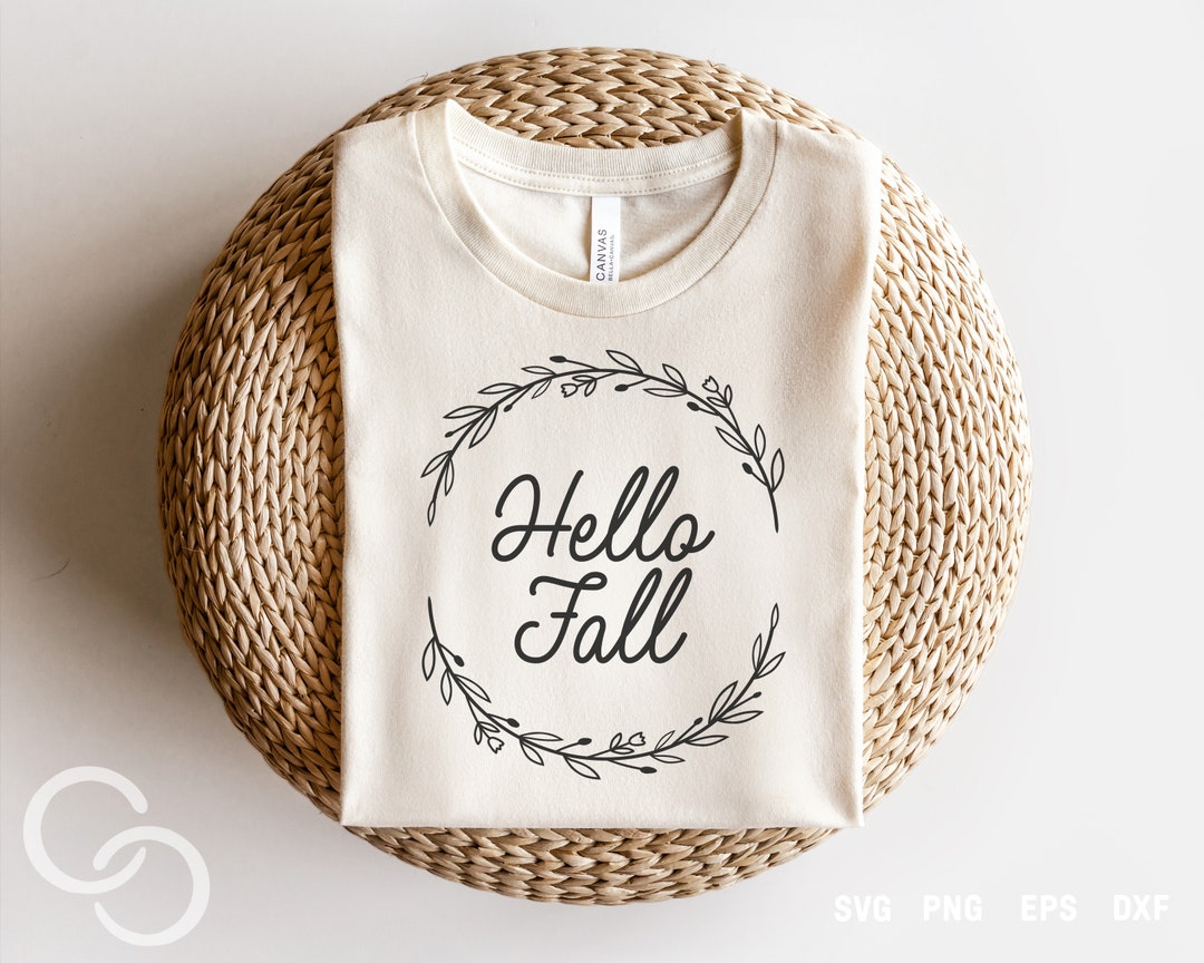 Hello Fall Svg, Hello Autumn Svg, Autumn Vibes Svg, Fall Vibes Svg ...