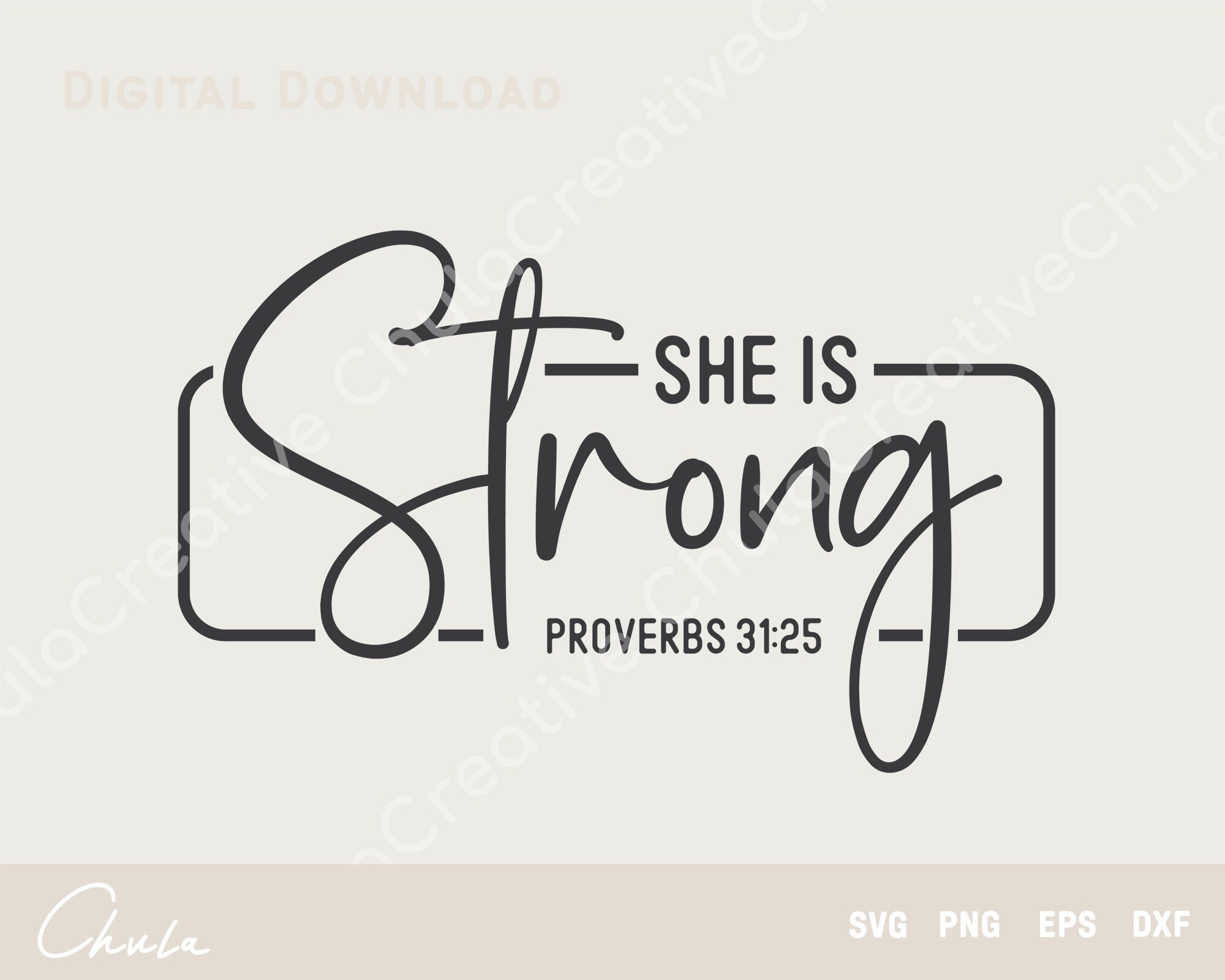 She Is Strong Svg Proverbs 31 25 Svg Christian Svg Religious Svg