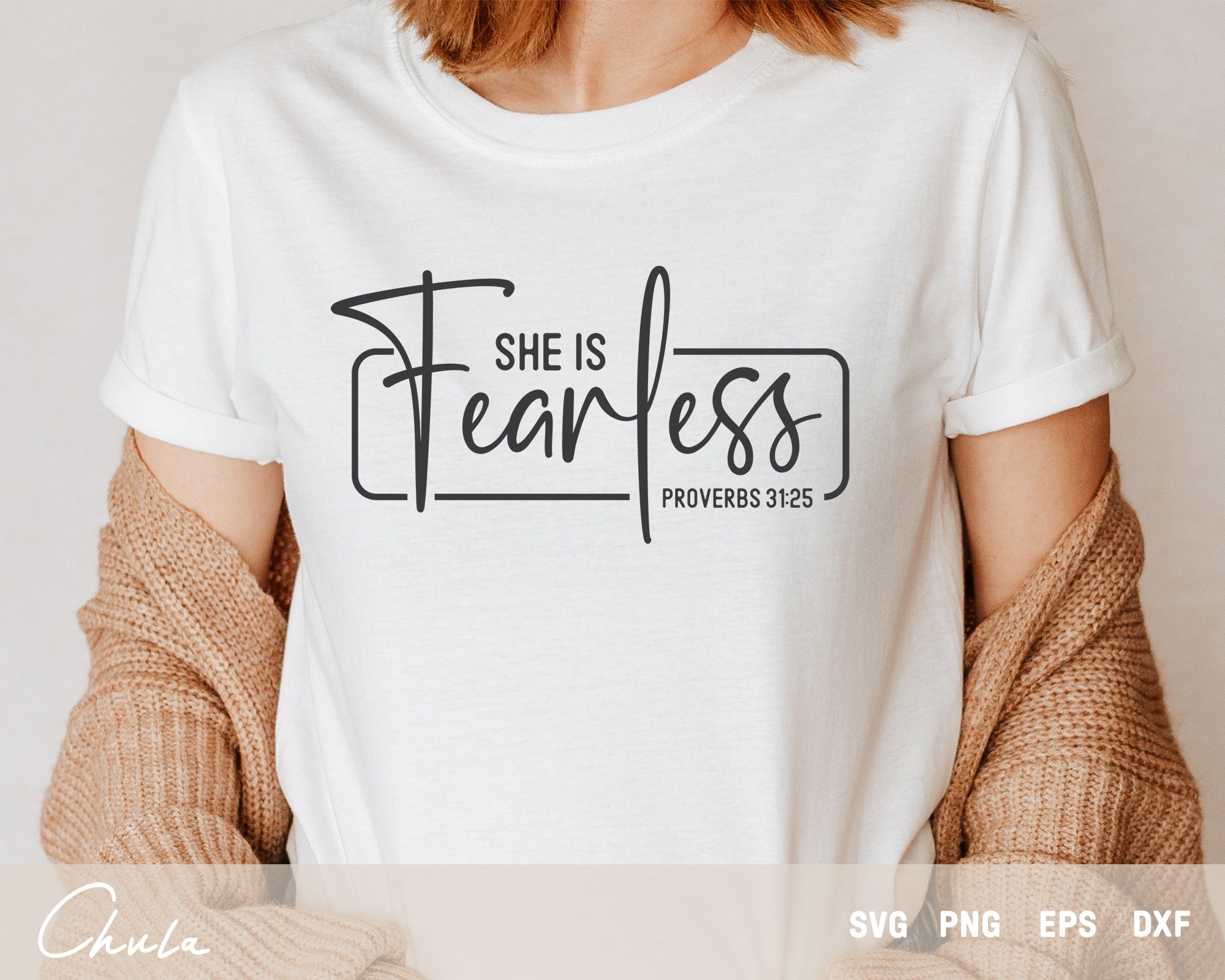 She is Fearless Svg, Proverbs 31 25 Svg, Christian Svg, Digital ...