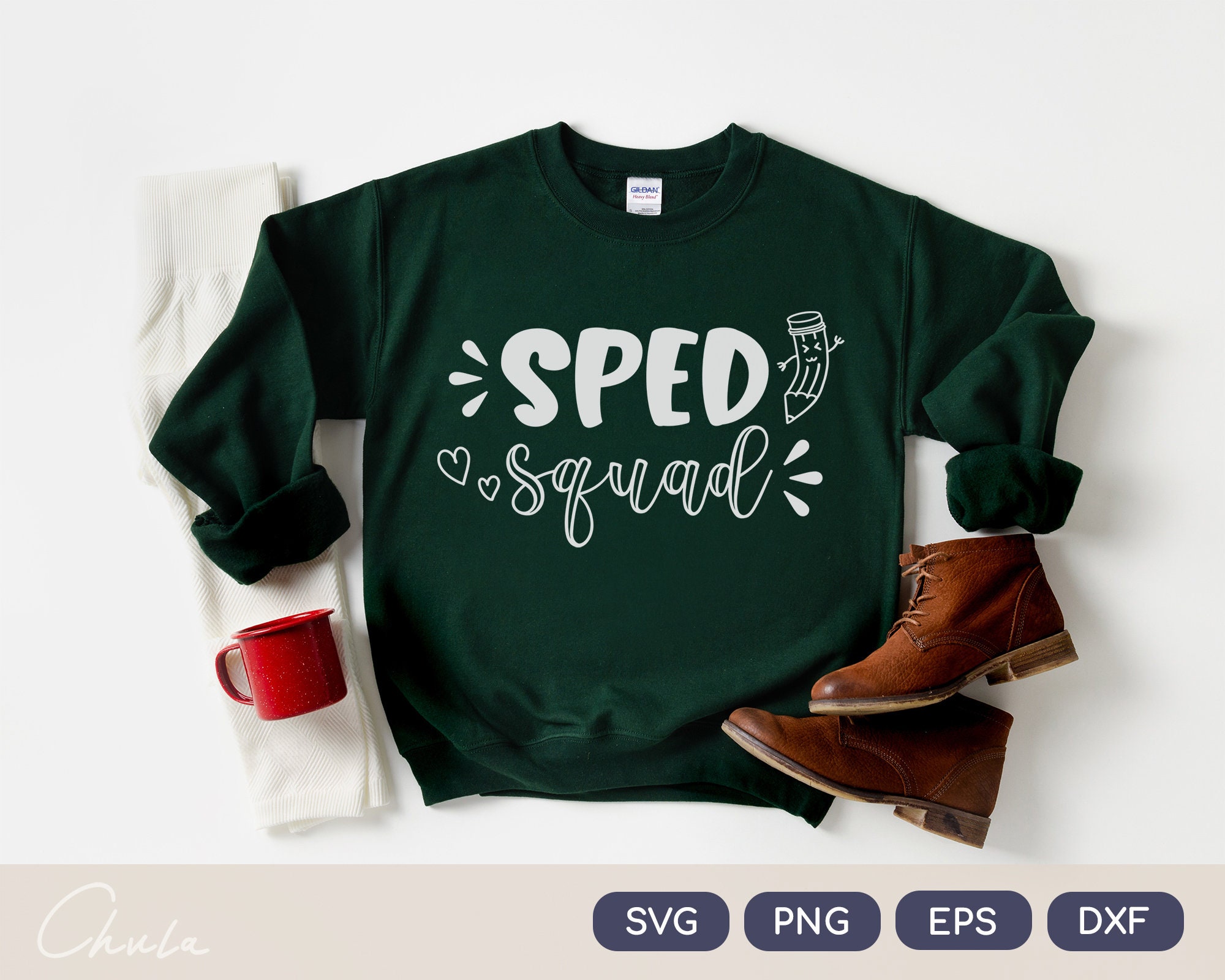 SPED Squad Svg, SPED Teacher Svg, Special Education Teacher Svg, Autism ...