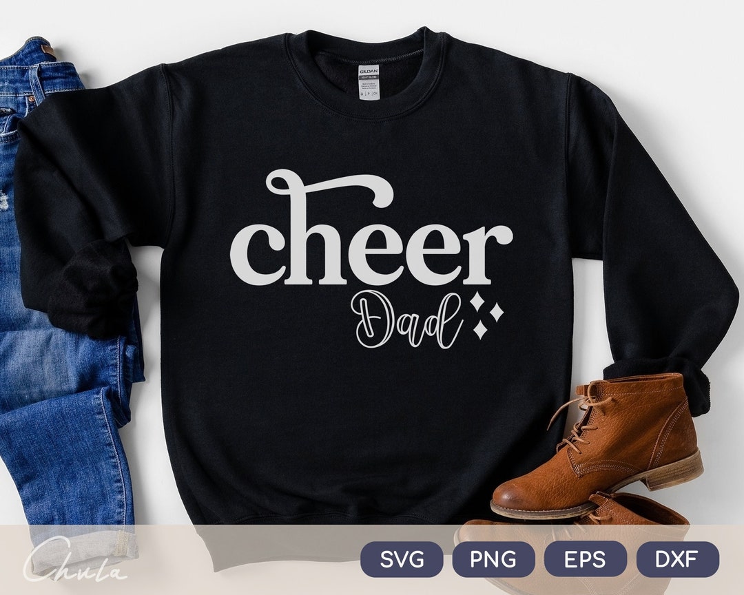 Cheer Dad Svg, Cheerleader Svg, Cheerleader Shirt, Digital Download ...