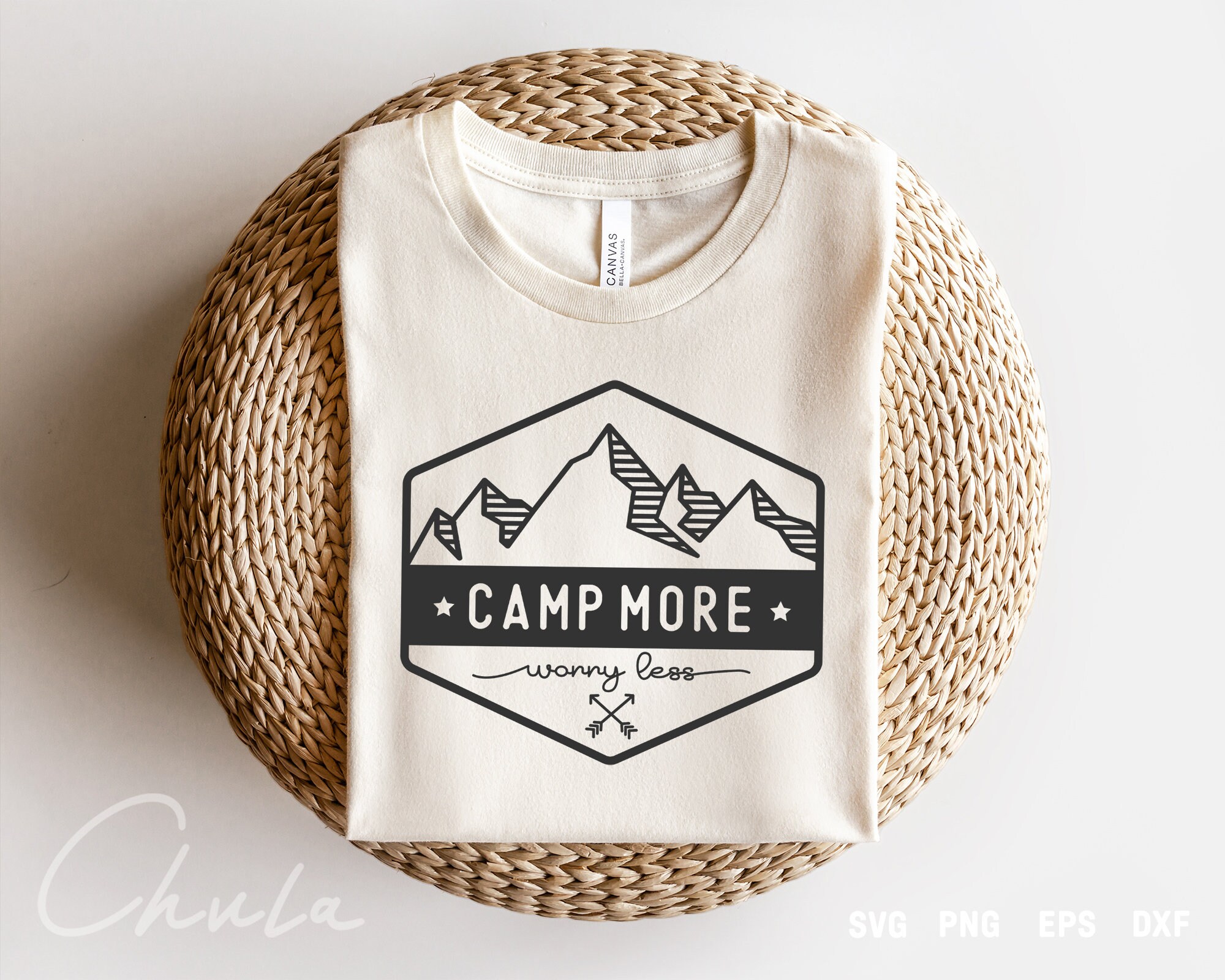 Camp More Worry Less Svg, Camping Svg, Camp More Svg, Adventure Svg ...