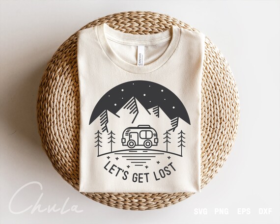 Let's Get Lost Svg Get Lost Svg Outdoor Adventure | Etsy