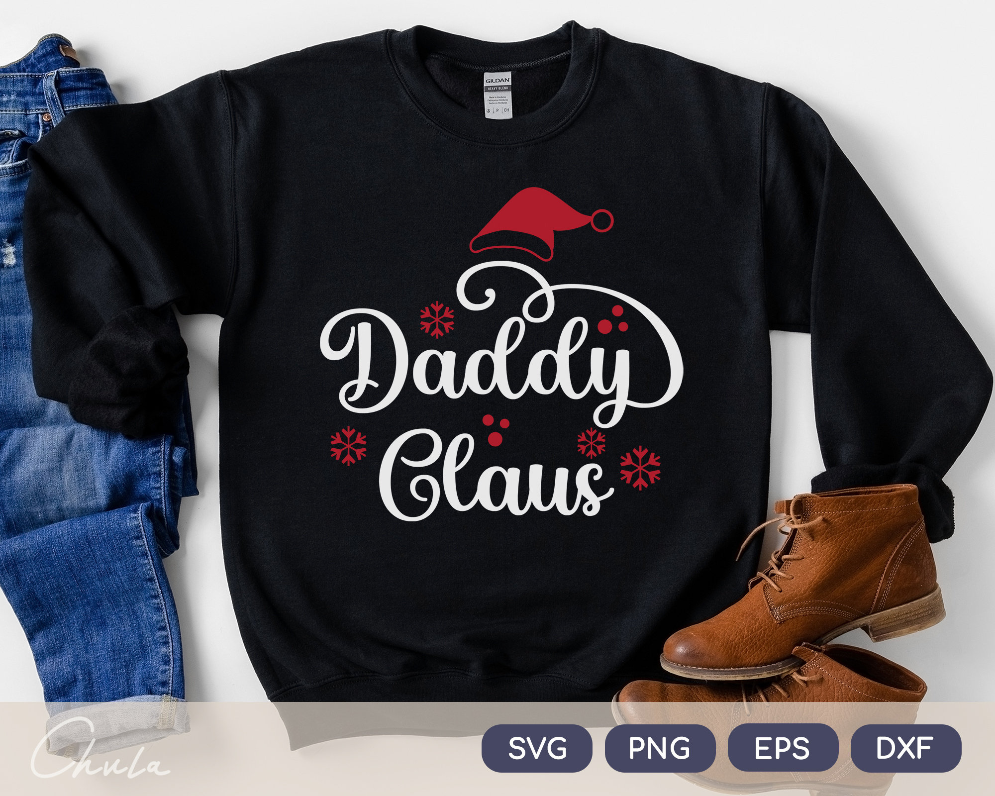Daddy Claus Svg, Dad Christmas Svg, Santa Svg, Digital Download, Cricut ...