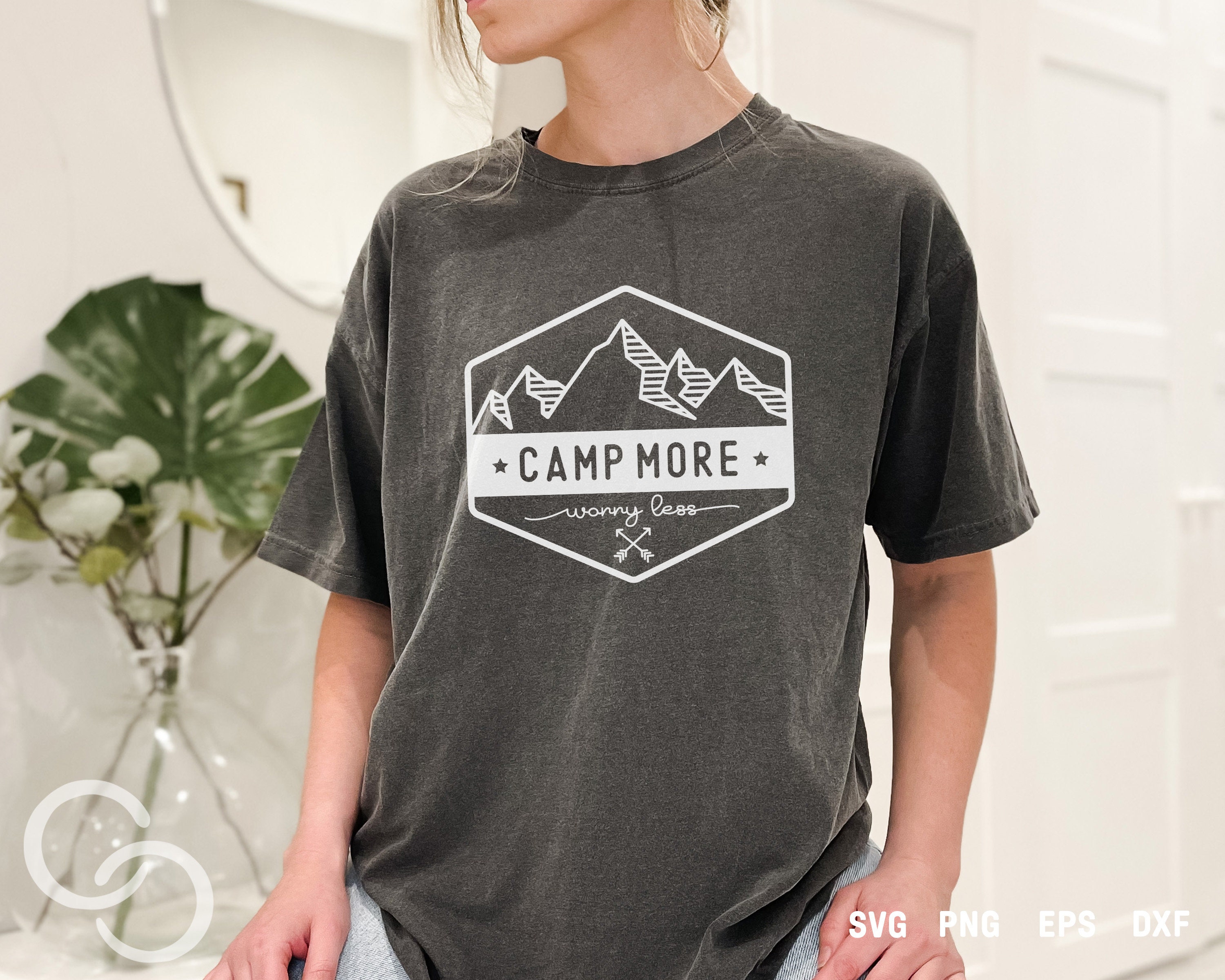 Camp More Worry Less Svg, Camping Svg, Camp More Svg, Adventure Svg ...