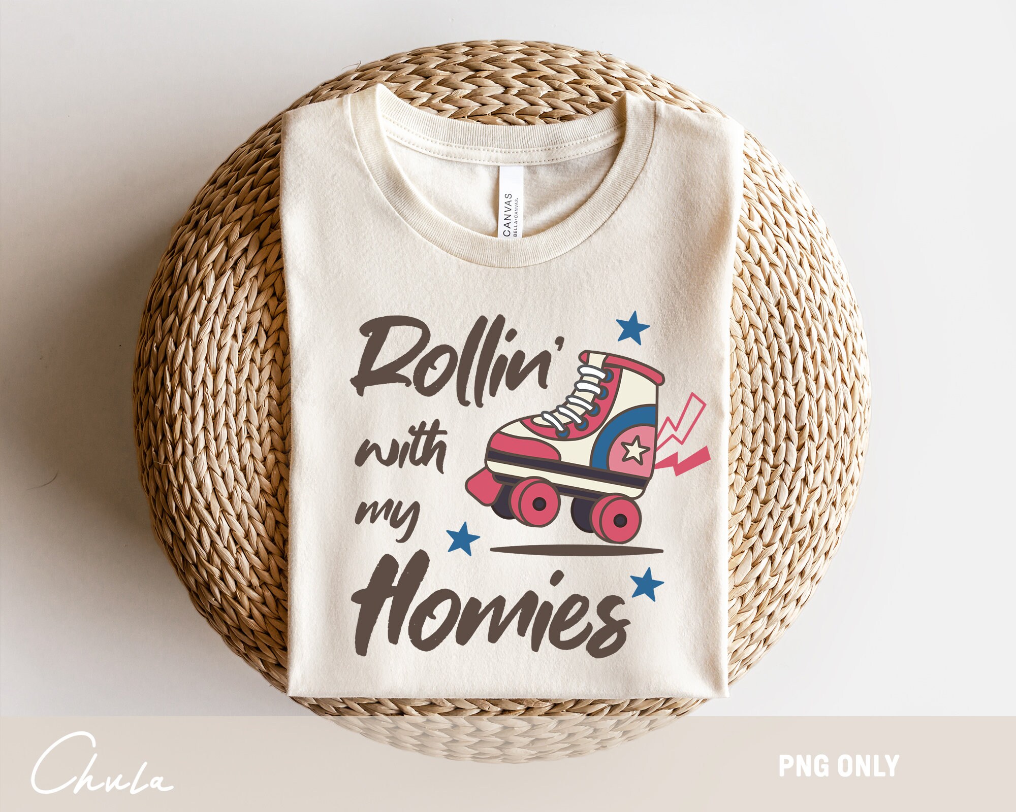 Rollin With My Homies PNG, Retro Skate PNG, Roller Skate Png, Rollin ...
