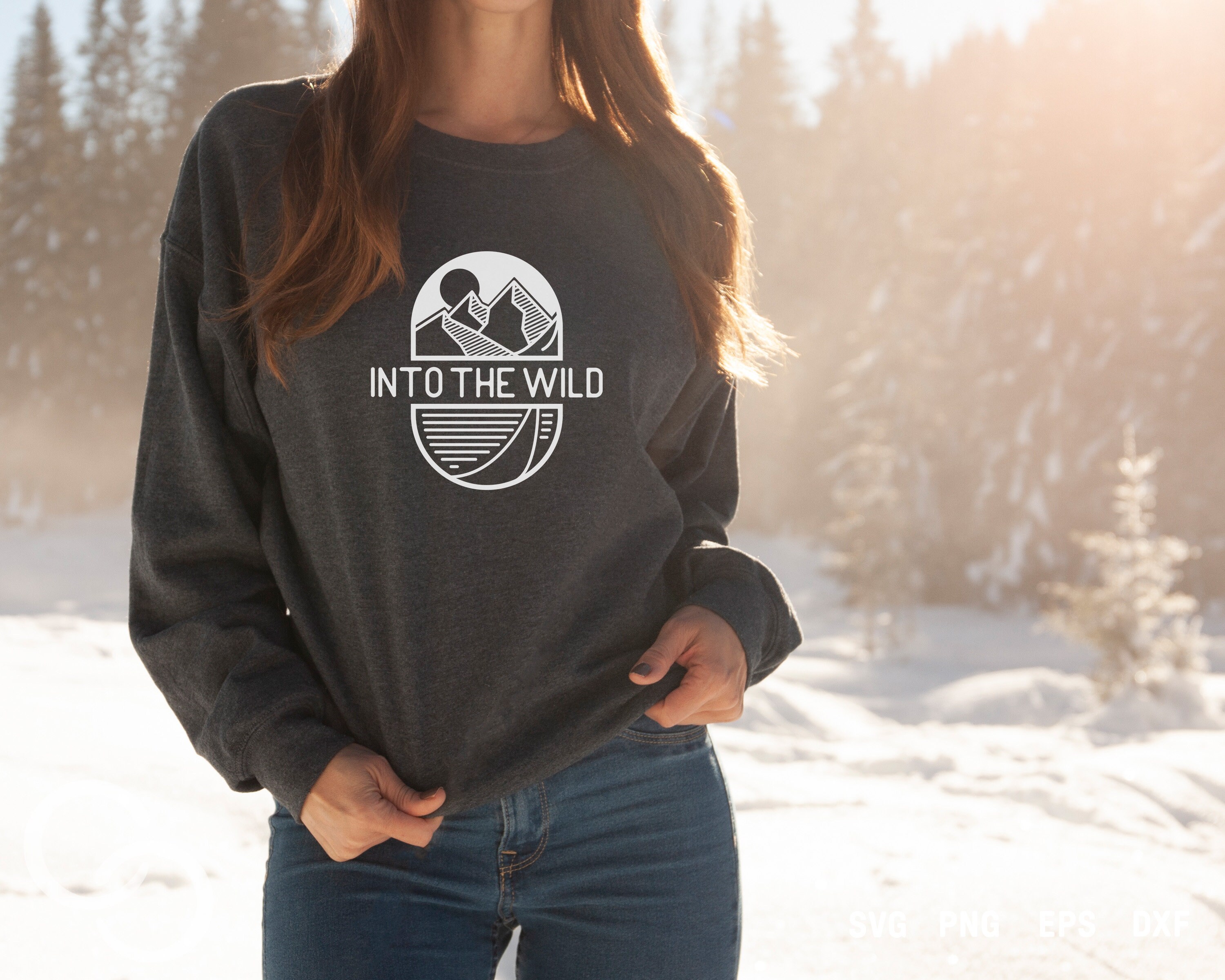 Into the Wild SVG, PNG, Cut File, Outdoor Shirt Idea, Adventure ...