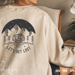 Let's Get Lost Svg, Get Lost Svg, Outdoor, Adventure, Digital Download ...