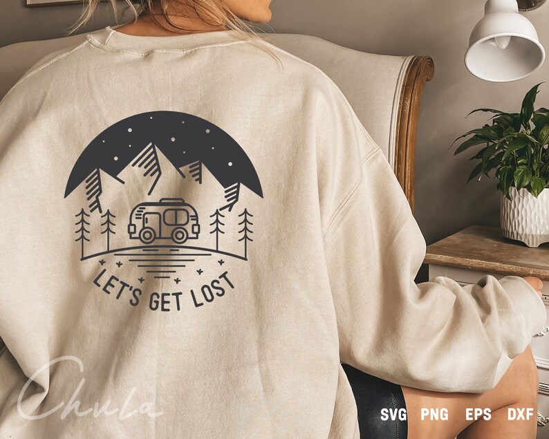 Let's Get Lost Svg, Get Lost Svg, Outdoor, Adventure, Digital Download ...