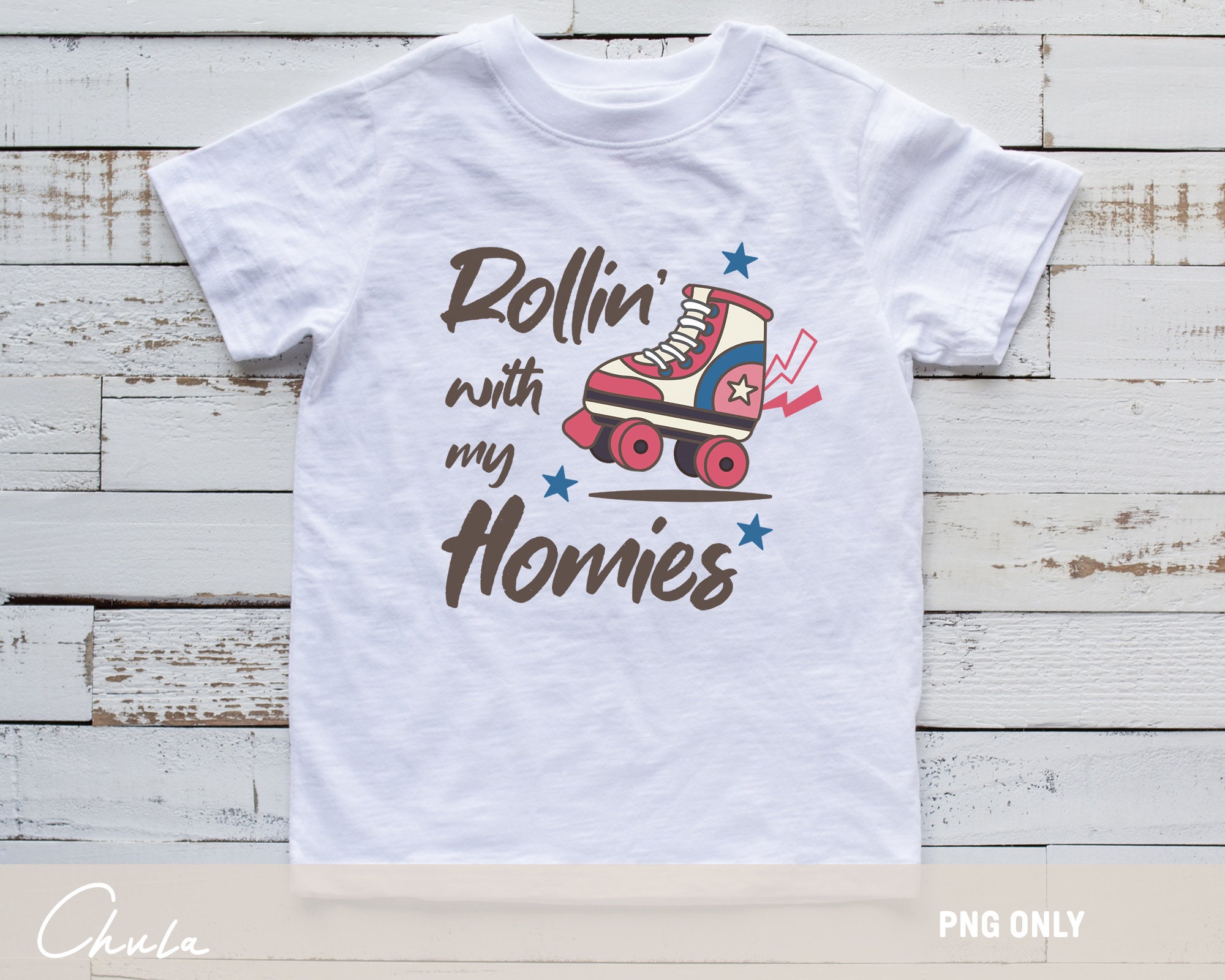 Rollin With My Homies PNG, Retro Skate PNG, Roller Skate Png, Rollin ...